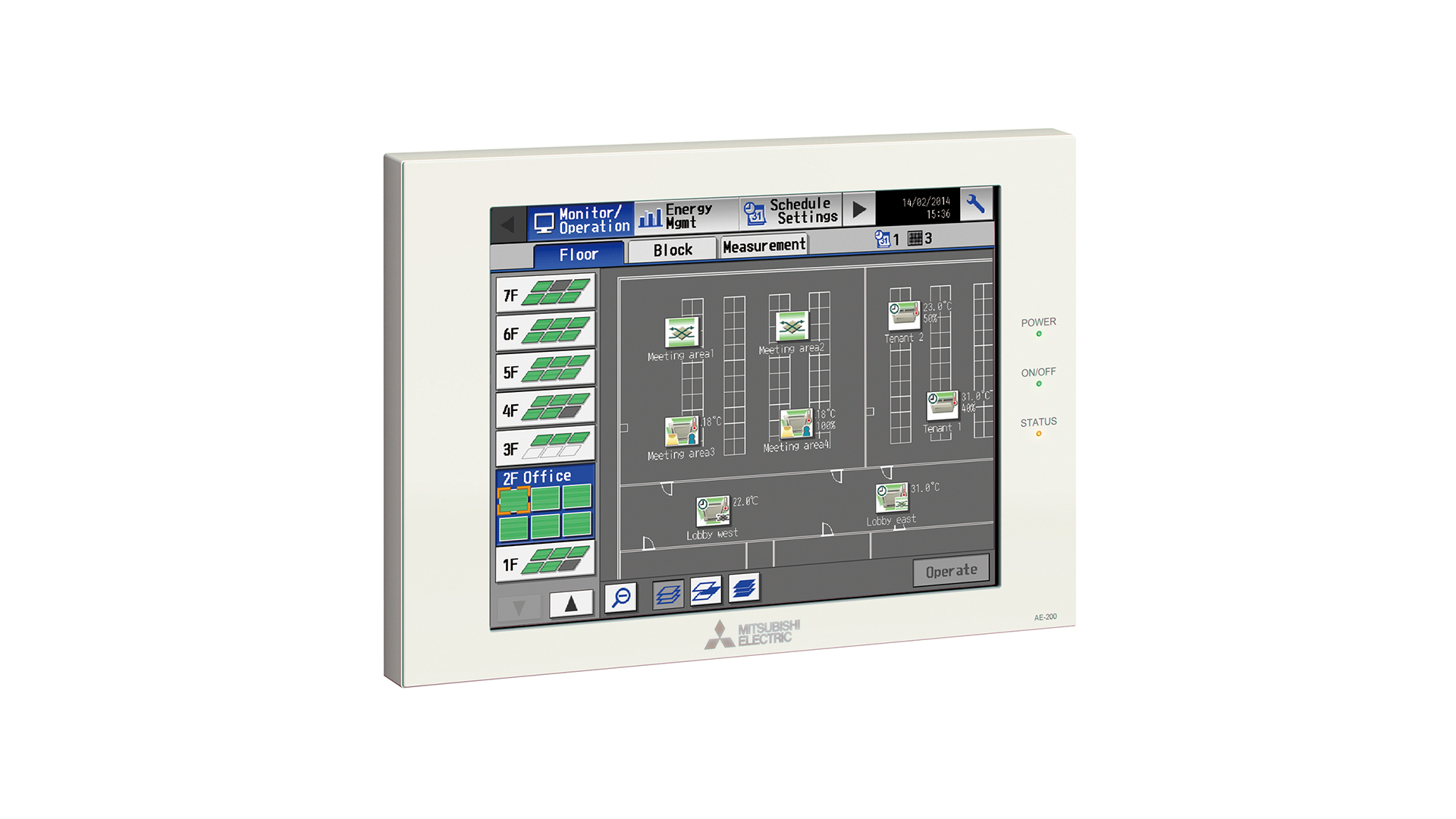 AE200/AE50 Dokunmatik Uzaktan Kumanda - Mitsubishi VRF Klima Sistemleri